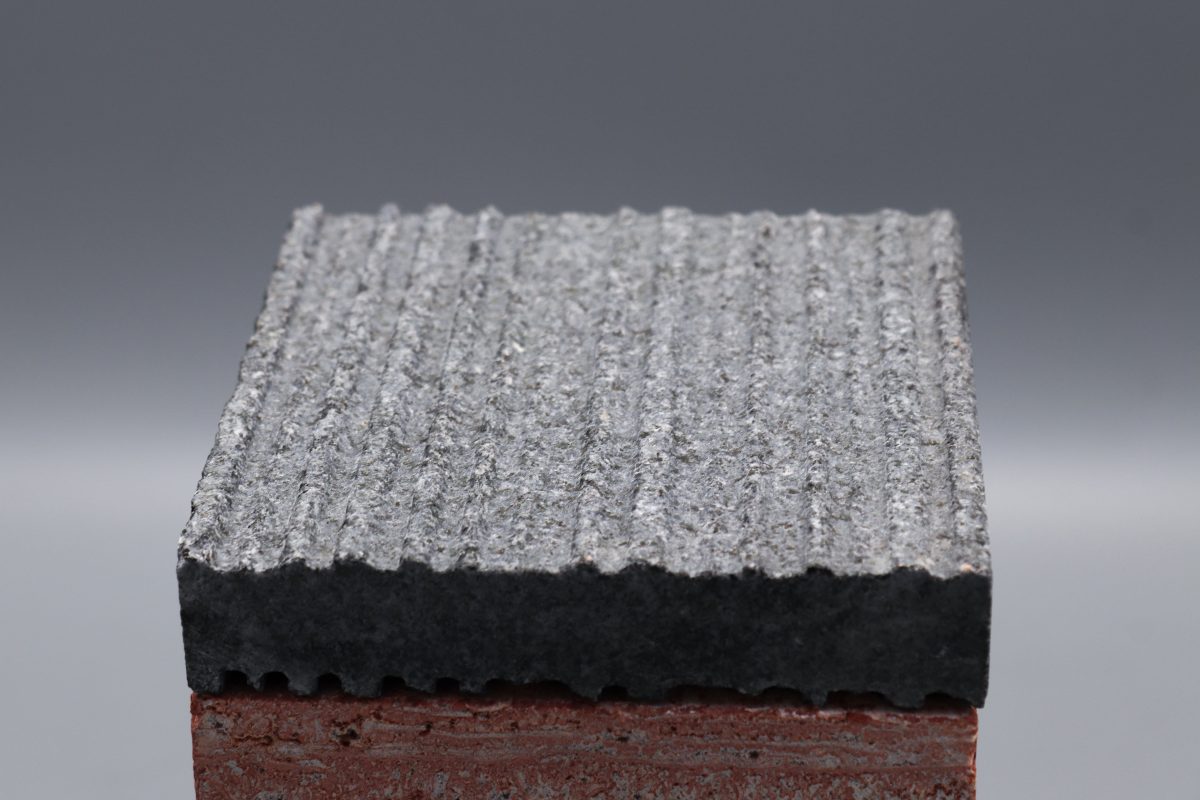 Black Granite-Grooved-Tile - Negin Sang Karimi Company