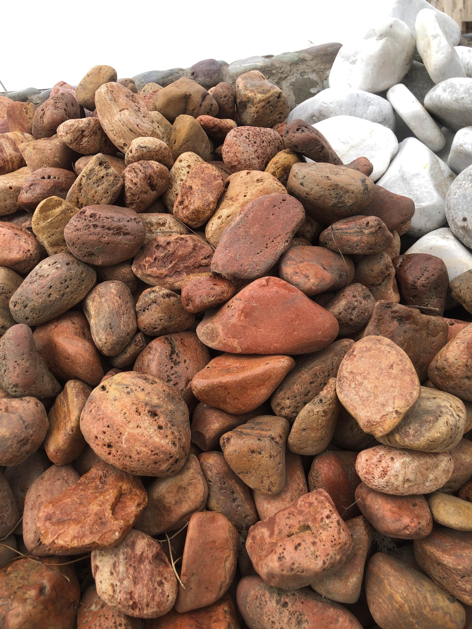 Red Pebble Stone - Negin Sang Karimi Company